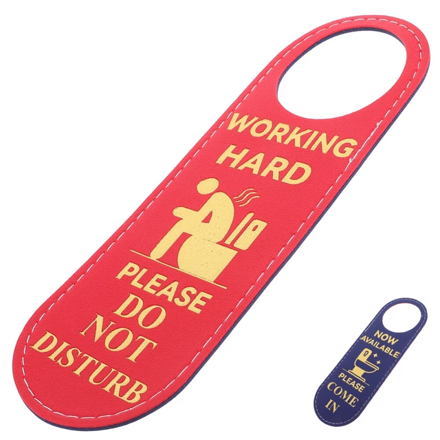 NOW AVAILABLE SIGN Do Not Disturb Sign for Door Knob Double-Sided Door ...