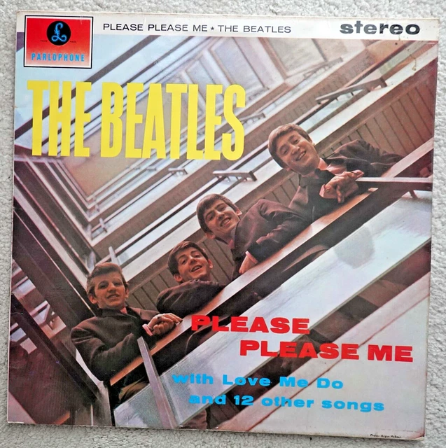 THE BEATLES PLEASE Please Me (Parlophone PCS 3042) Stereo, Nice vinyl ...