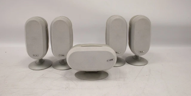 5X SONY PASCAL SS-MS7 Home Cinema Satellite Speakers In White - SA6 £9. ...
