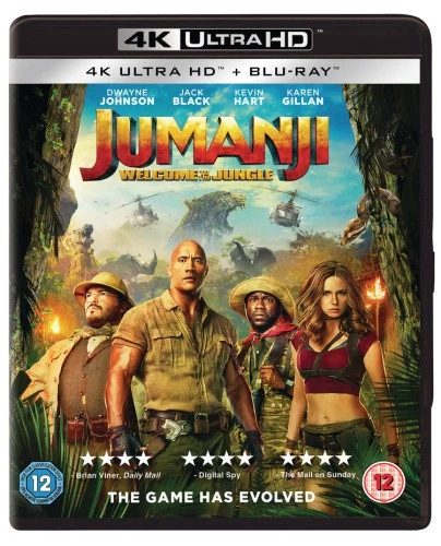 JUMANJI: WELCOME TO The Jungle [4K Ultra HD] [Blu-ray] [2018] [Region ...