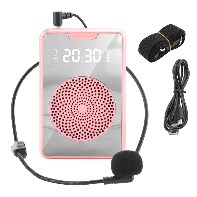 PORTABLE VOICE AMPLIFIER for Teachers with Microphone Headset ...