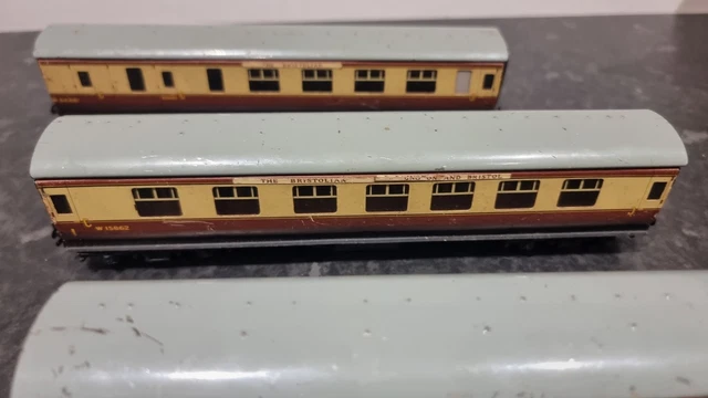 3 X HORNBY Dublo Brown/Cream The Bristolian Carriages £22.99 - PicClick UK