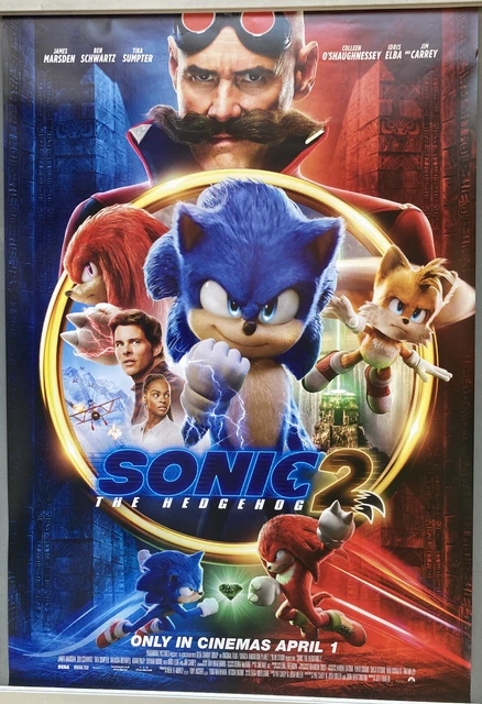 CINEMA POSTER: SONIC THE HEDGEHOG 2 2022 (Main One Sheet) Jim Carrey ...