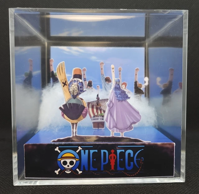 ONE PIECE - Alabasta - Cube 3D Diorama - Retro - Dimensions : 9cm x 9cm ...