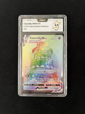 CHARMILLY VMAX RAINBOW 073/072 Carte Pokemon Destinees Radieuses PCA 9 ...