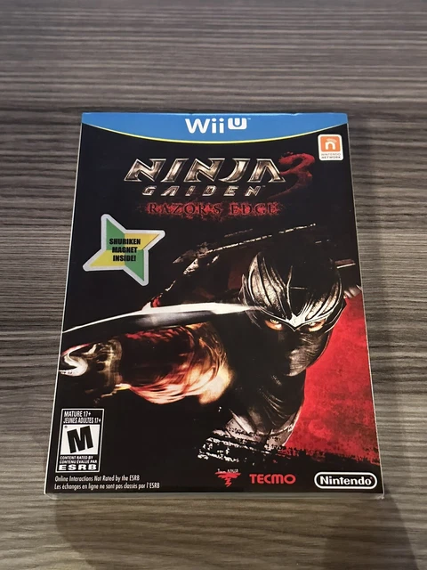 NINJA GAIDEN 3 Razor's Edge Rare Limited Edition Nintendo Wii U 2012 Authentic $250.00 - PicClick CA