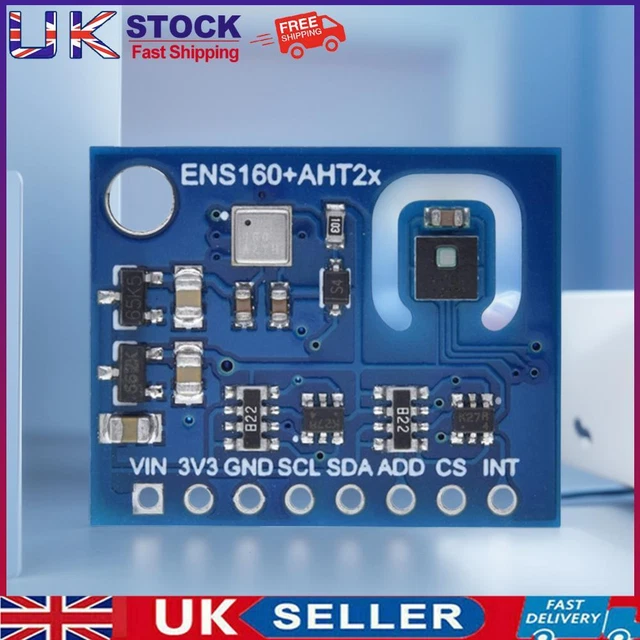 ENS160+AHT21 TEMPERATURE AND Humidity Sensor I2C Sensor Module for ...