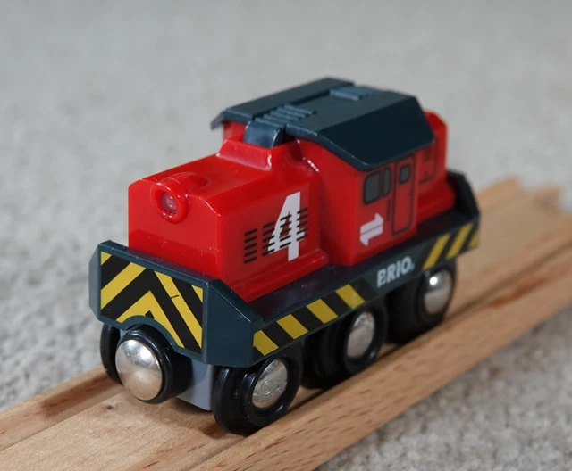 BRIO 33214 FREIGHT BATTERY ENGINE Train for Thomas and Friends Wooden ...
