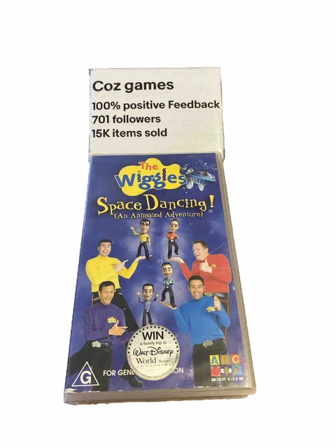 THE WIGGLES SPACE Dancing 2003 VHS Video Australian Kids Original Cast ...