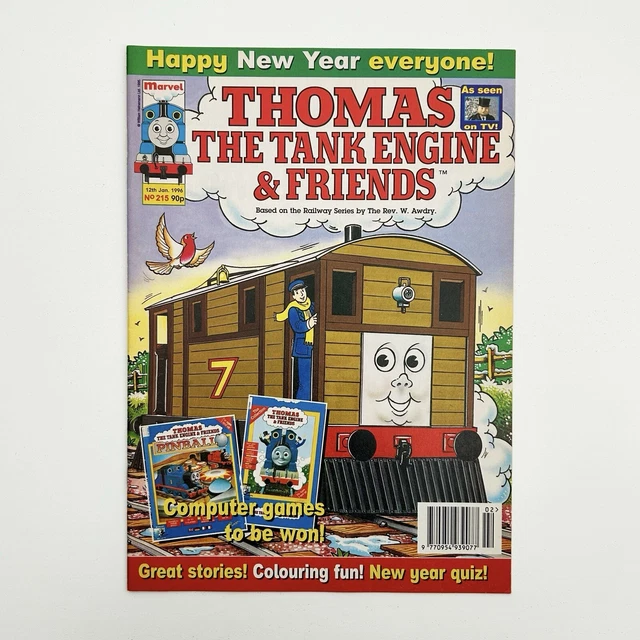 VINTAGE THOMAS THE Tank Engine & Friends Magazine No 215 Marvel Comic ...