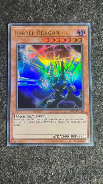 YU GI OH Card 25th Anniversary MRD-EN126 Barrel Dragon - NEAR MINT NM ...
