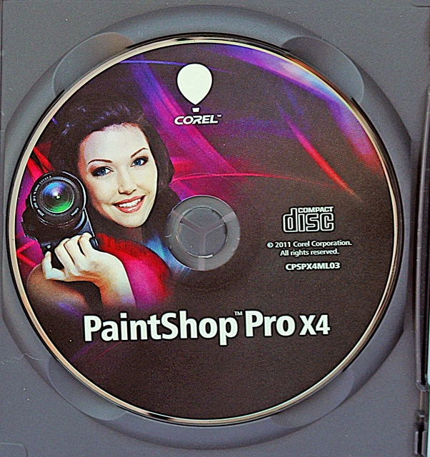 CD COREL PAINTSHOP Pro X4 (2011) con número de serie - software ...