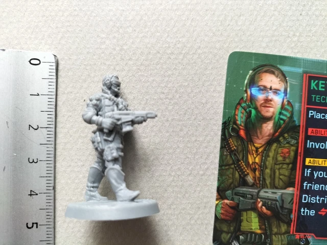 KEY-AR EDGERUNNER MINIATURE+CARD/CYBERPUNK 2077 Gangs Of Night City ...