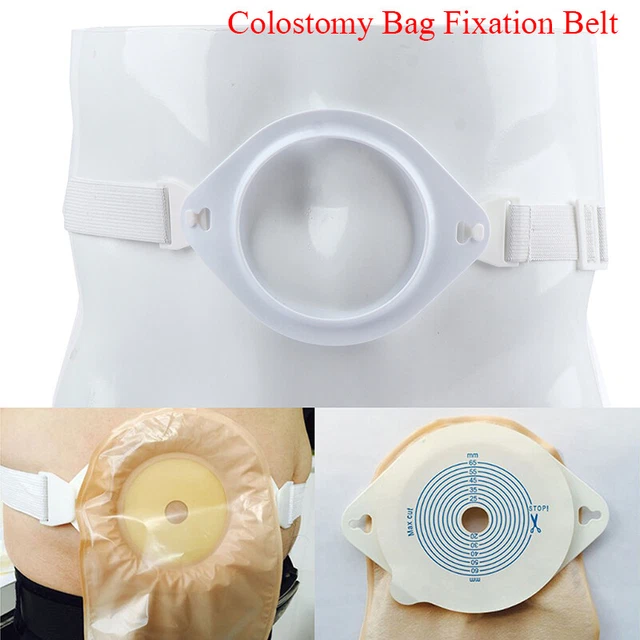 ADJUSTABLE OSTOMY REINFORCEMENT Colostomy Bag Fixation Reinforced Belt ...