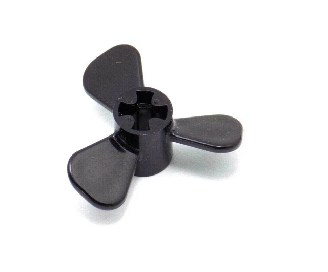 5 LEGO BLACK Boat /Aviation Propeller 3 Blades 2.2 Diameter Divers ...