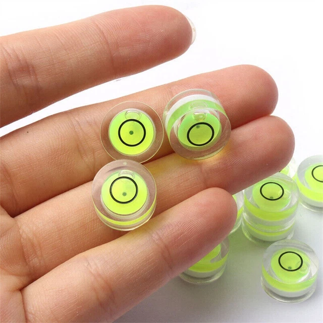 5PCS PRECISION CIRCULAR Mini Spirit Level Set Meter Bubble Horizontal ...