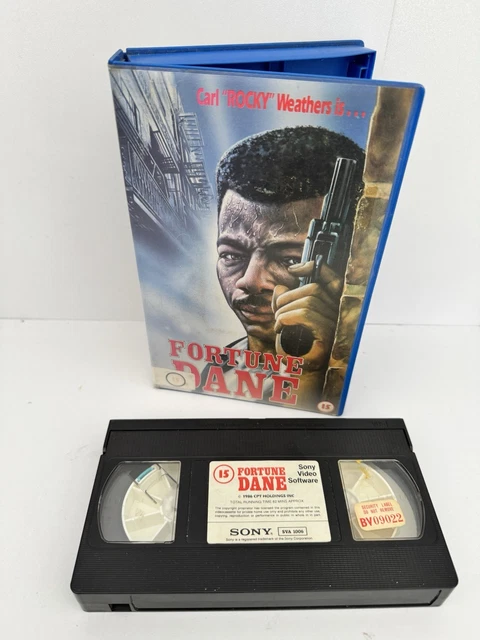 VERY RARE VINTAGE Ex Rental VHS - Fortune Dane - Carl Weathers Movie £ ...