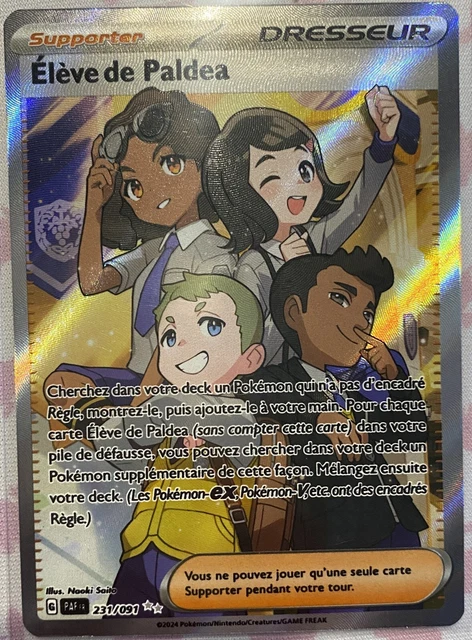 CARTE POKÉMON Élève De Paldea 231/091 Destinées De Paldea EV4.5 FR EUR 3,00 - PicClick FR