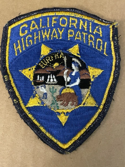 VINTAGE CALIFORNIA HIGHWAY Patrol Patch Uniform Worn CHP Police Department £41.90 - PicClick UK