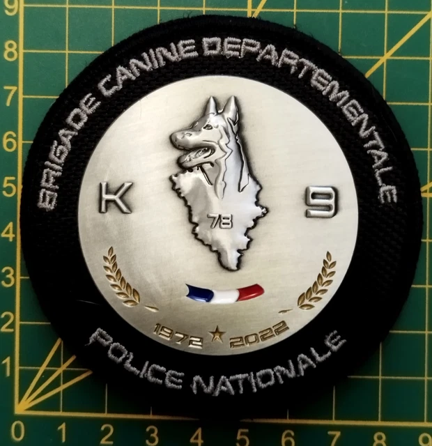 FRENCH PATCH ECUSSON Police Gendarmerie Brigade Canine Cynophile 78 ...