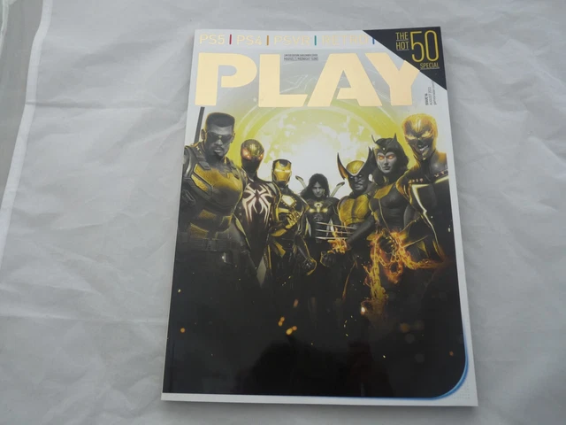 PLAY MAGAZINE LTD Edition Cover MARVELS' MIDNIGHT SUNS Issue 16 August ...