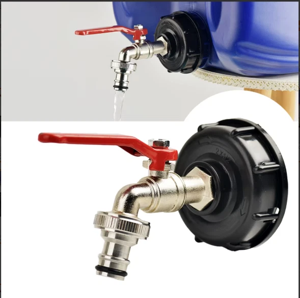 IBC TANK TO 1/2"Connector Adapter Fittings Tool S60X6 Yard Garden Water ...