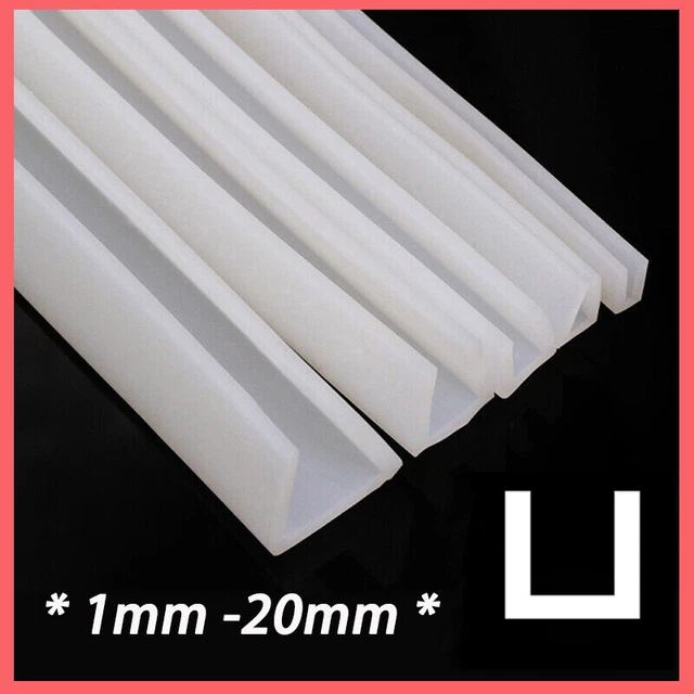 SILICONE RUBBER U Shaped Door Seal Edge Protector Strip Trim U Shape ...
