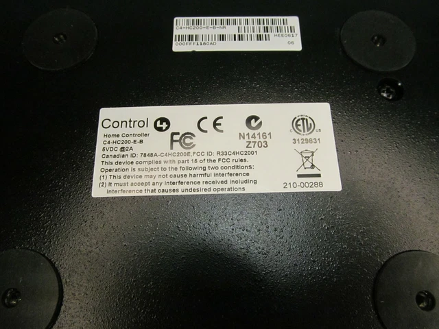 CONTROL4 HOME CONTROLLER C4-Hc200-E-B Module And Cables $50.00 - PicClick CA