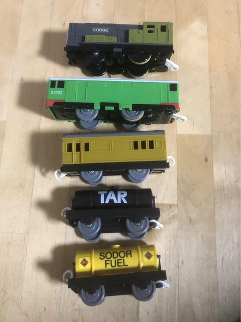 Thomas Friends Tomy Plarail Trackmaster Boco Train Tar Tank Set Of 5 ...