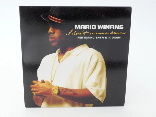 CD PROMO - Mario Winans Featuring Enya & P. Diddy ‎– I Don't Wanna Know ...