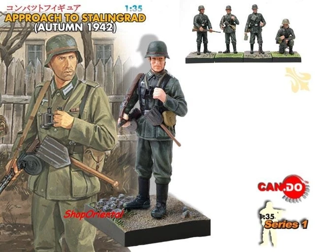 DRAGON 1:35 SCALE Figure German Commander Model Stalingrad Soldier ...
