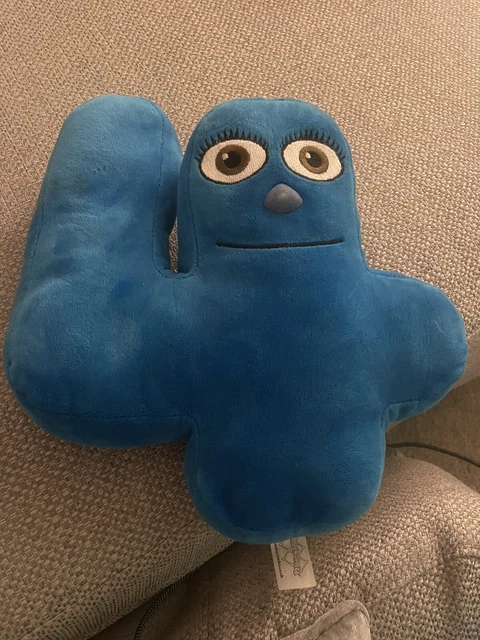 CBEEBIES NUMBER JACKS numberjacks four 4 soft plush toy Blue £18.80 ...