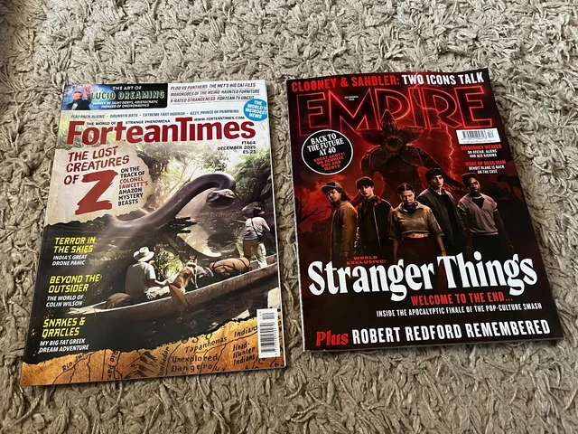 LATEST ISSUES DECEMBER 2025 Magazines Empire and Fortean Times £4.38 ...