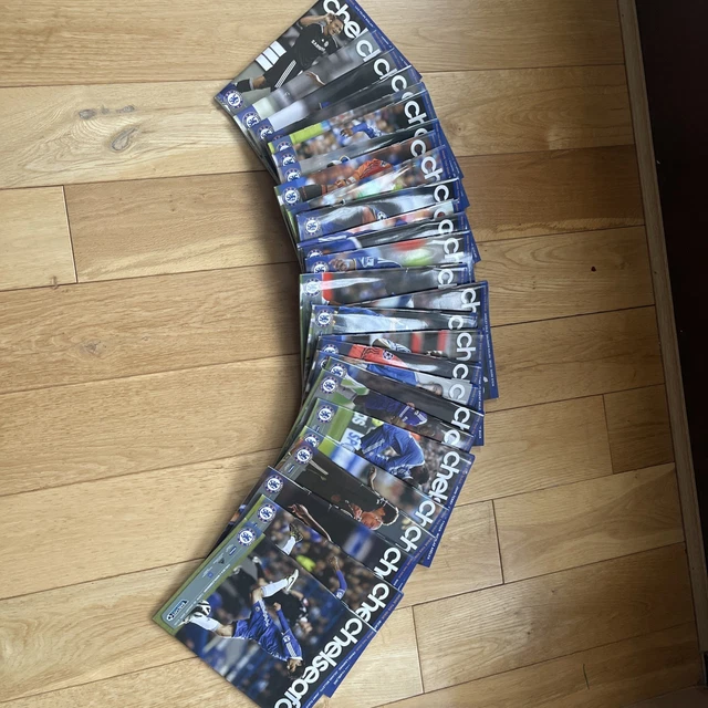 CHELSEA FC COMPLETE 2008/2009 Home Premiership PROGRAMME COLLECTION £24 ...