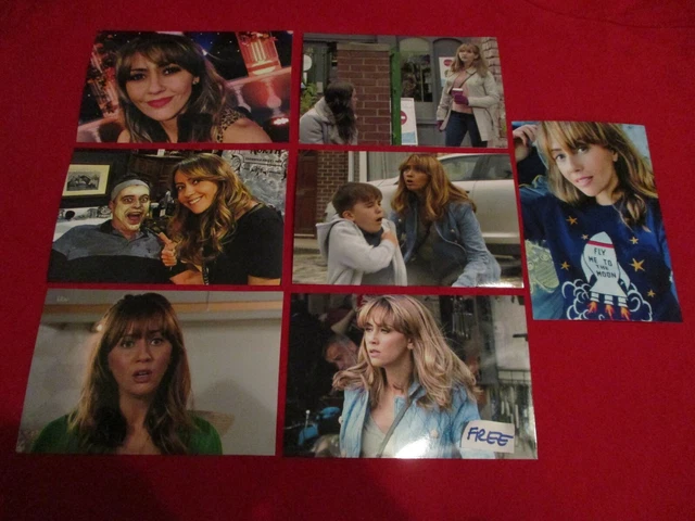 SAMIA_LONGCHAMBON & CHARLIE Wrenshall 6x4 Photograph Set. Tv Coronation ...