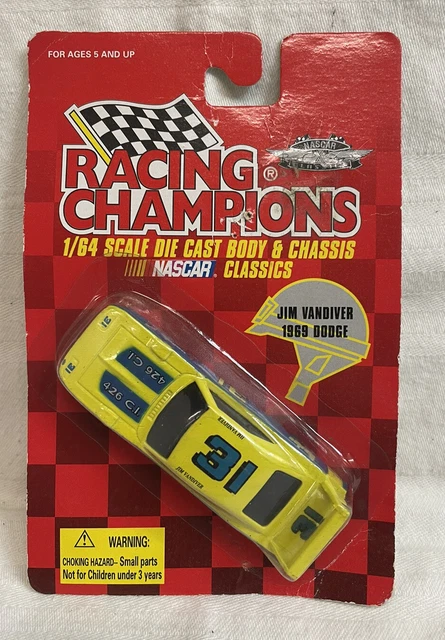 RACING CHAMPIONS NASCAR Classics Jim Vandiver 1969 Dodge Daytona #31 1: ...