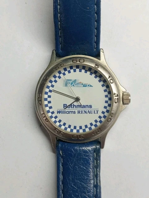 MENS VINTAGE ROTHMANS Williams Renault F1 Watch Working Battery In Used ...