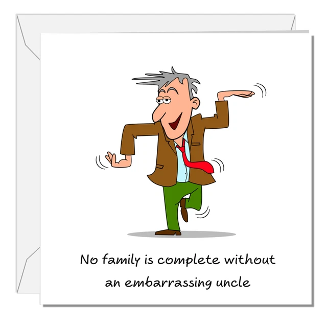 FUNNY BIRTHDAY CARD Special Uncle Brother Embarrassing 30 40th 50th ...