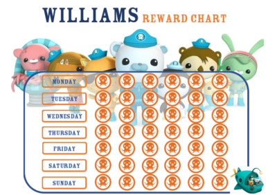 PERSONALISED THOMAS AND Friends Reward Chart Poster and Sticker Stars ...