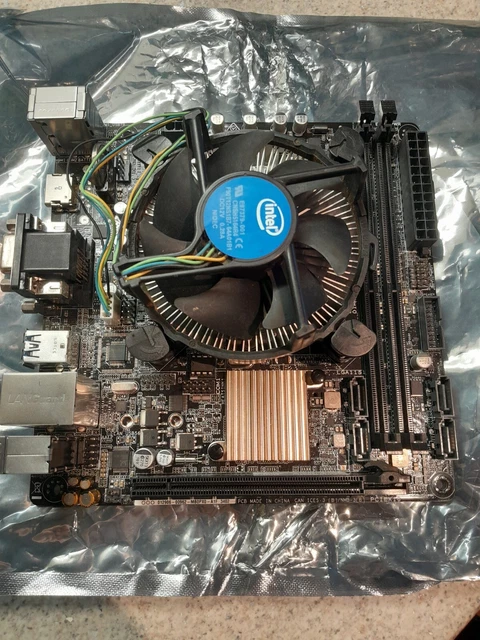 ASUS H110I-PLUS SOCKET Mini ITX Motherboard / Fan-Read Description ...