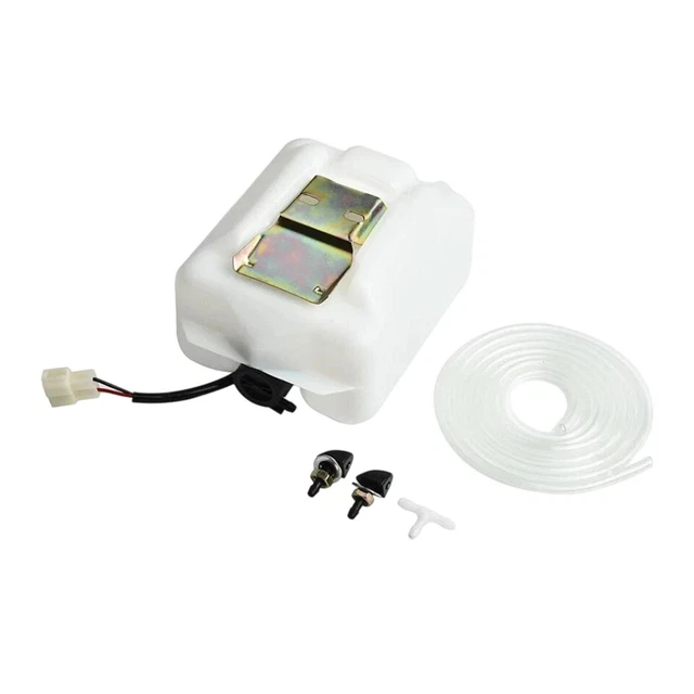 WINDSHIELD WASHER RESERVOIR Fluid Reservoir Bottle Kit for UTV Boat SUV ...