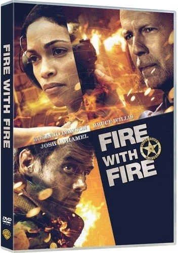 FIRE WITH FIRE (DVD) Bruce Willis Josh Duhamel Rosario Dawson Vincent D ...