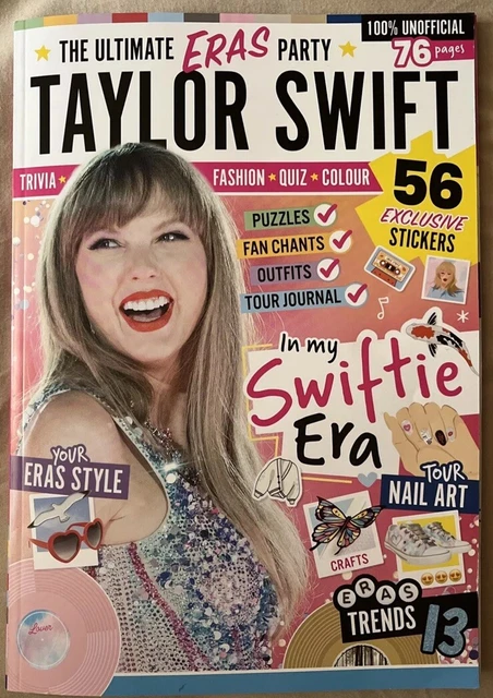 Ultimate Eras Party Taylor Swift Colouring Magazine And Ts Stickers