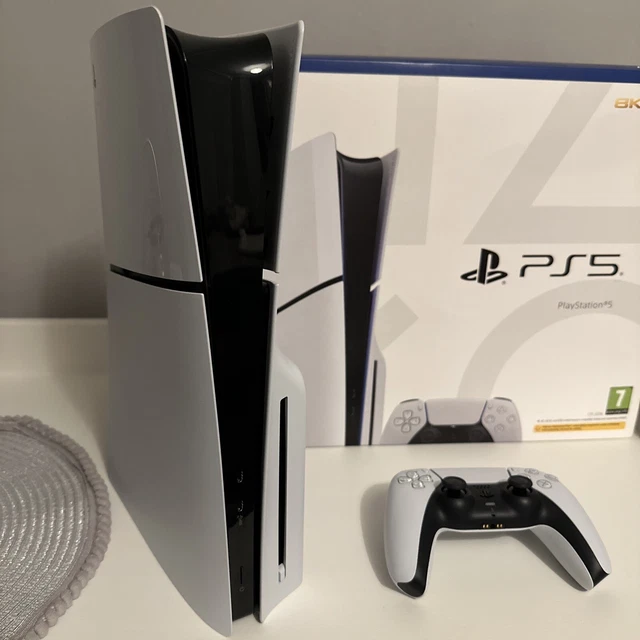 SONY PLAYSTATION 5 PS5 Slim Disc Edition Console 1 TB SSD in scatola ...