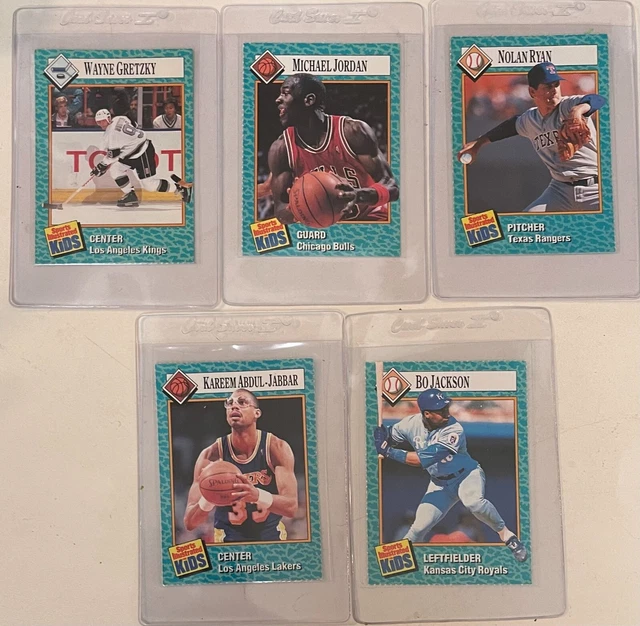 MICHAEL JORDAN, WAYNE Gretzky, Nolan Ryan, Bo Jackson, Kareem 1989 S I ...