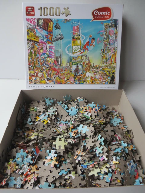 KING COMIC COLLECTION Puzzle 1000 Teile TIMES SQUARE Kinder Spielwaren ...
