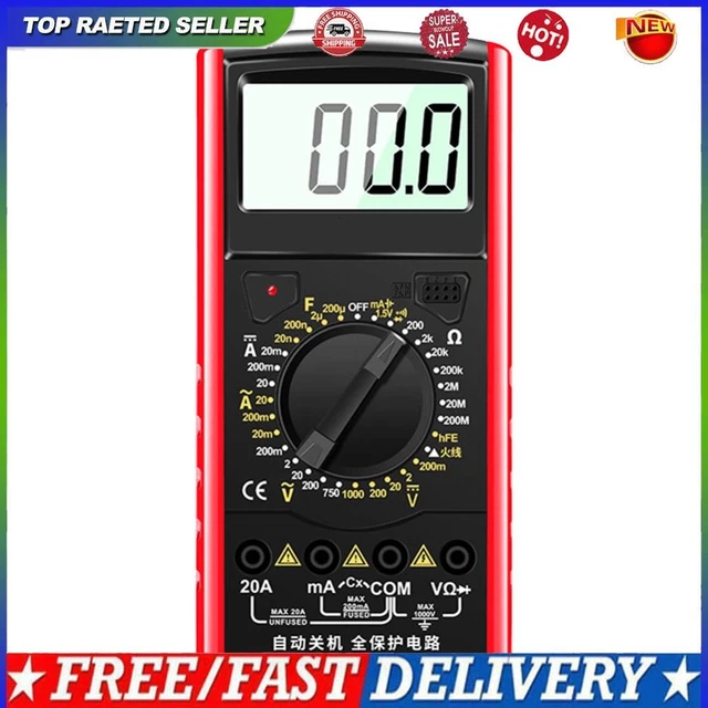 DIGITAL MULTIMETER ELECTRICAL NCV Test Meter Digital Profesional ...