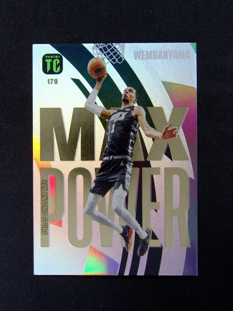 2023-24 PANINI TOP Class Victor Wembanyama #179 RC Rookie Max Power EUR ...
