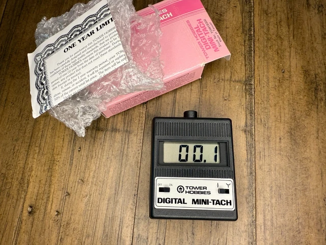 TOWER HOBBIES DIGITAL Mini-Tach R/C Airplane Tachometer - TOW19300 ...