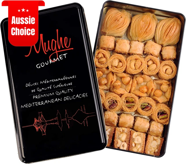 BAKLAVA PASTRY GIFT Box 500G Turkish Sweet with Pistachio Almond Walnut ...